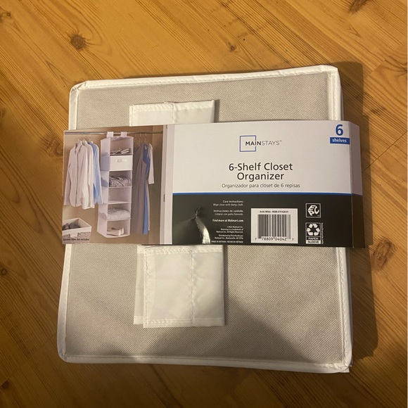 Mainstays | Storage & Organization | Mainstays 6 Shelf Closet Organizer Nipartic White | Poshmark